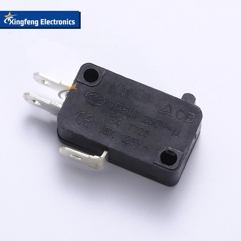 Микровыключатель KW7-0, 16А, 250В~, 125В~, Цвет: KW7-0