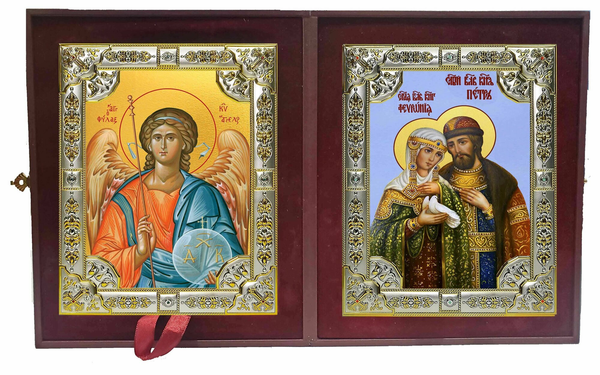 Икона Петр и Феврония святые благоверные князья