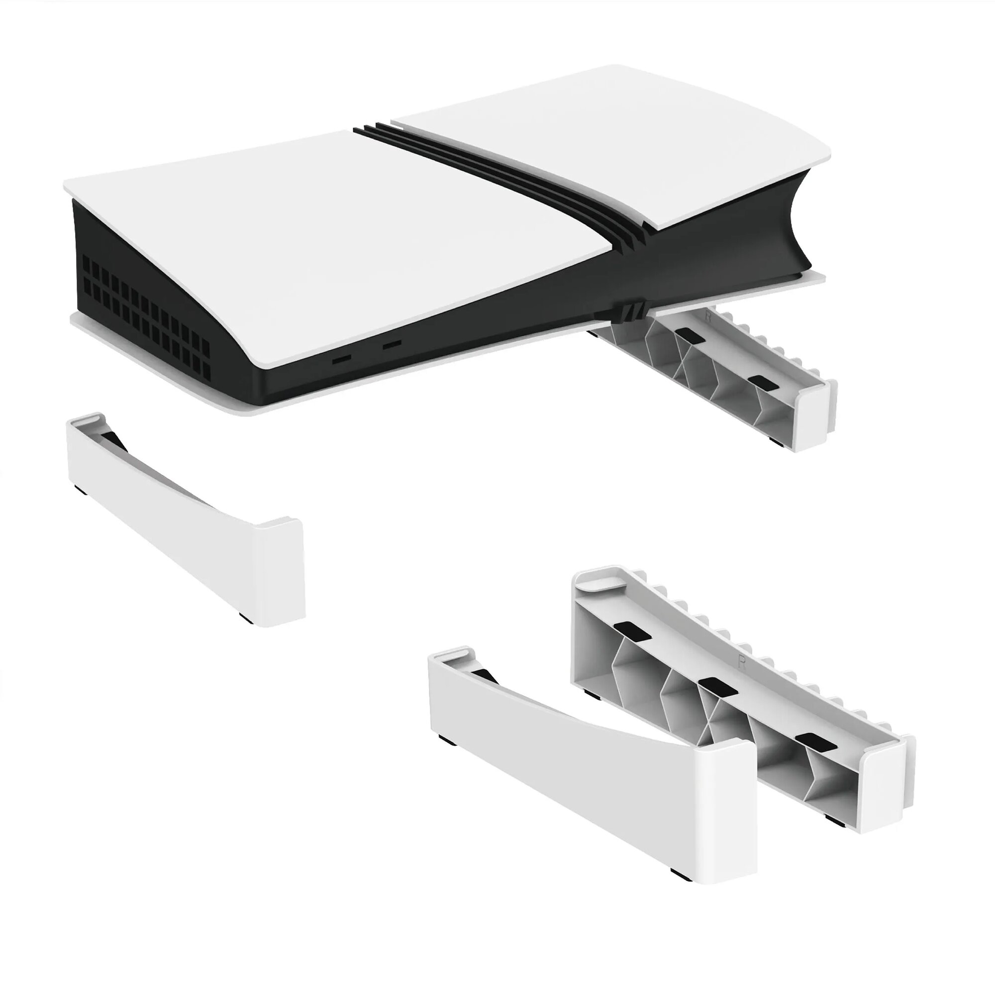 Горизонтальная подставка для PS5 Slim и Pro White