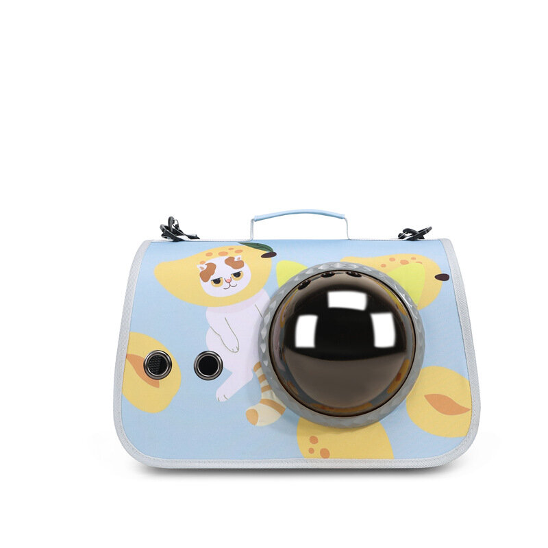 Переноска для кошек, портативная космическая капсула, воздушный бокс для питомцев, большая вместимость, складная ручная сумка для кошек и собак