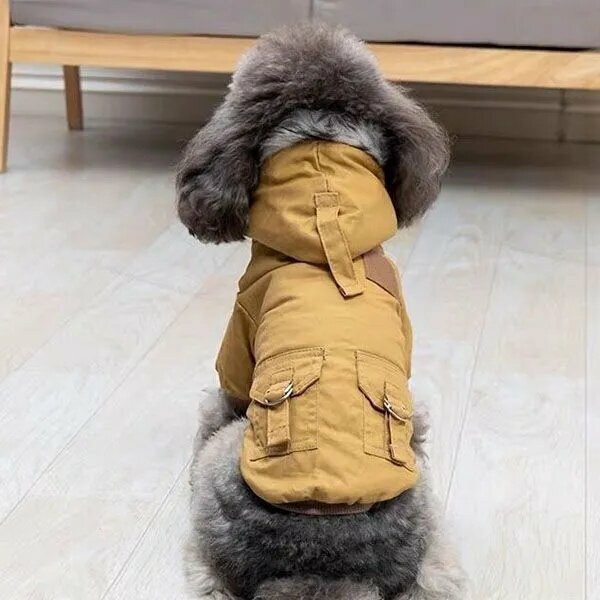 Одежда для собак мелких и средних пород осень, зима, демисезонная куртка комбинезон