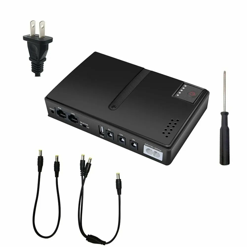 Мини ИБП для роутеров и камер 5V 9V 12V