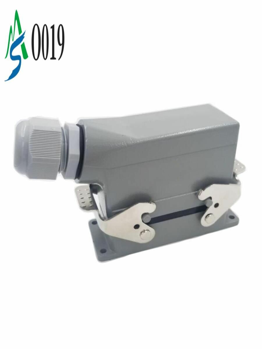 O6(V F B H) Прямоугольные сверхмощные разъемы HDC HE 10 Core Pin 16A 500V Водонепроницаемая авиационная вилка Side Line Connector, HDC-HE-010