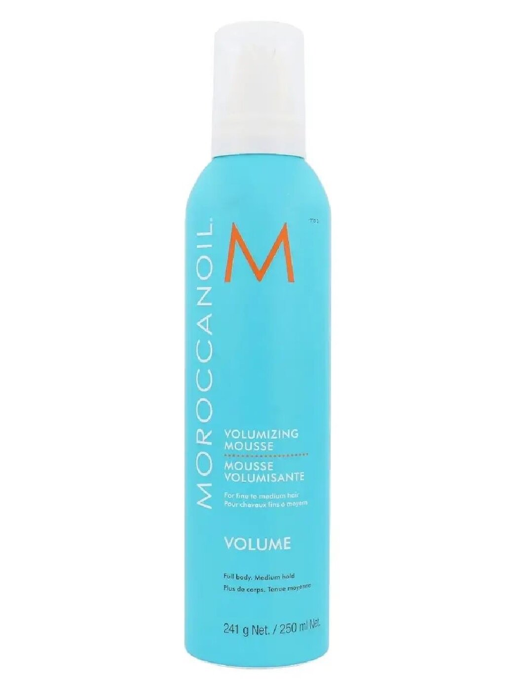 Мусс Moroccanoil "Volume", для объема, для всех типов волос, с УФ-защитой, 250мл