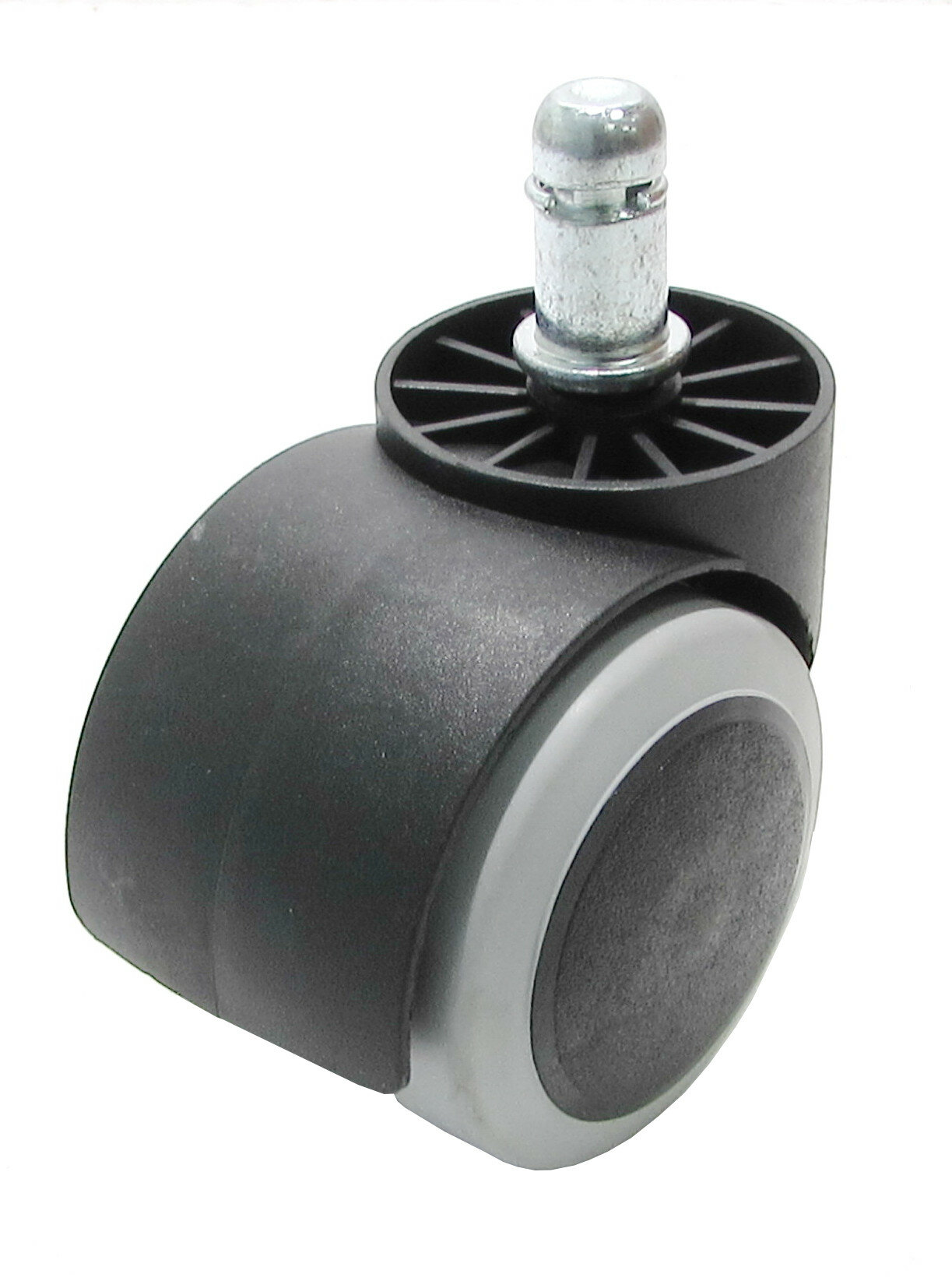 Колесо 50мм поворотное на штыре пластик