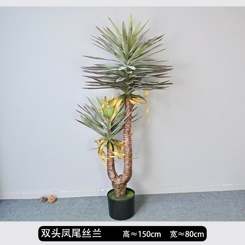 Искусственный кактус в форме шара, фальшивое зеленое растение, декор для окна, мягкое украшение, пустынный ландшафт, сизаль, искусственный кактус драцена, дерево тысячелетия