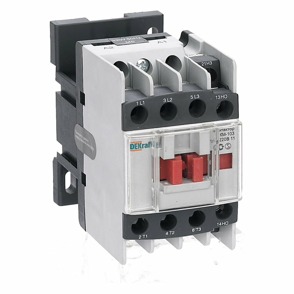 Контактор DEKraft КМ-103 18А 220В АС3