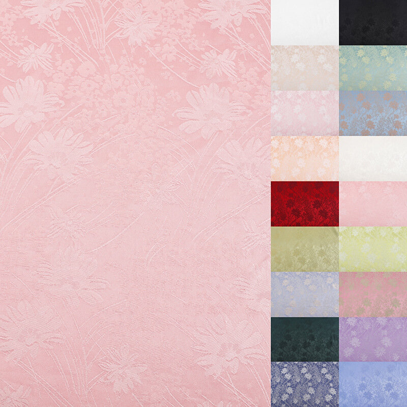 Ткань жаккард из вискозы с темным узором эпифиллума, хорошая драпировка, летний ретро стиль, большой запас доступен