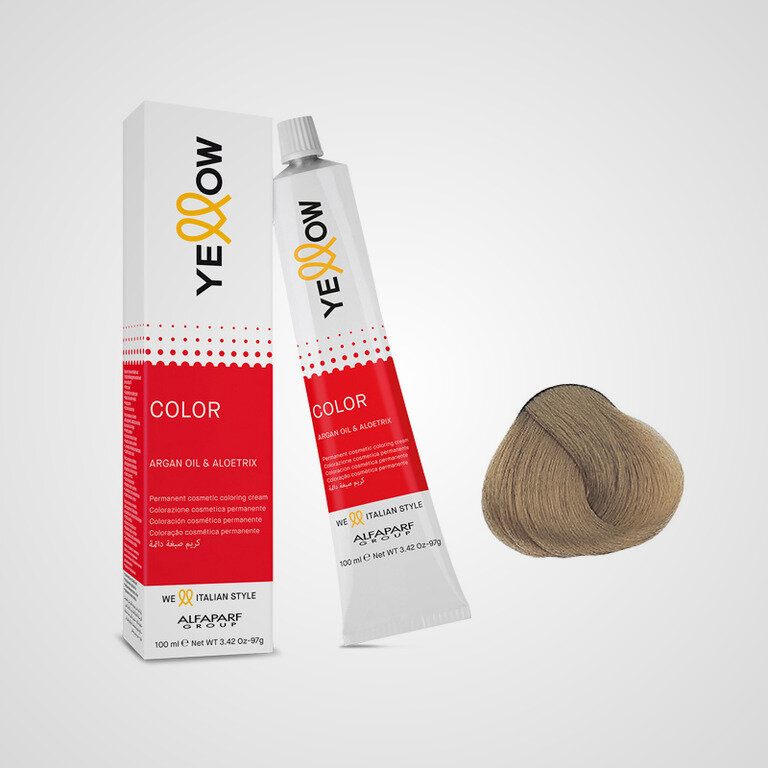 Ye Color Перманентная крем краска 9.31 100 мл YELLOW PROFESSIONAL Ye Color Permanent Coloring Cream Краска 100 мл