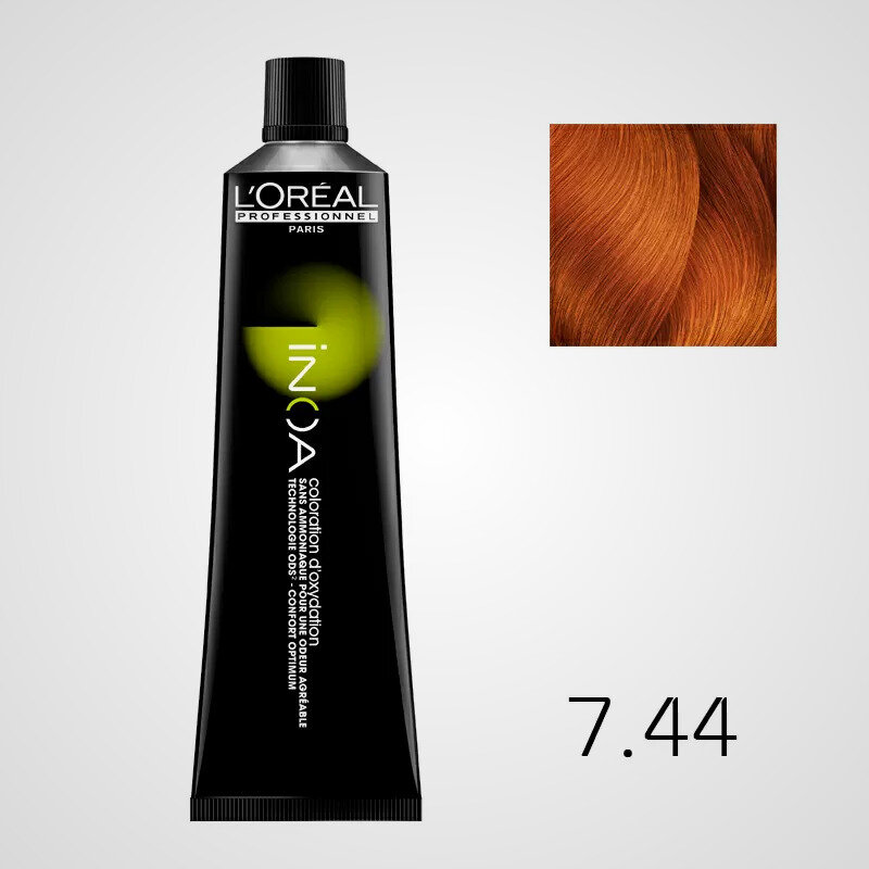 Краска для волос Inoa 7.44 60 гр L'Oreal Professionnel Inoa 7.44 60GRM VA44 Краска 60 гр