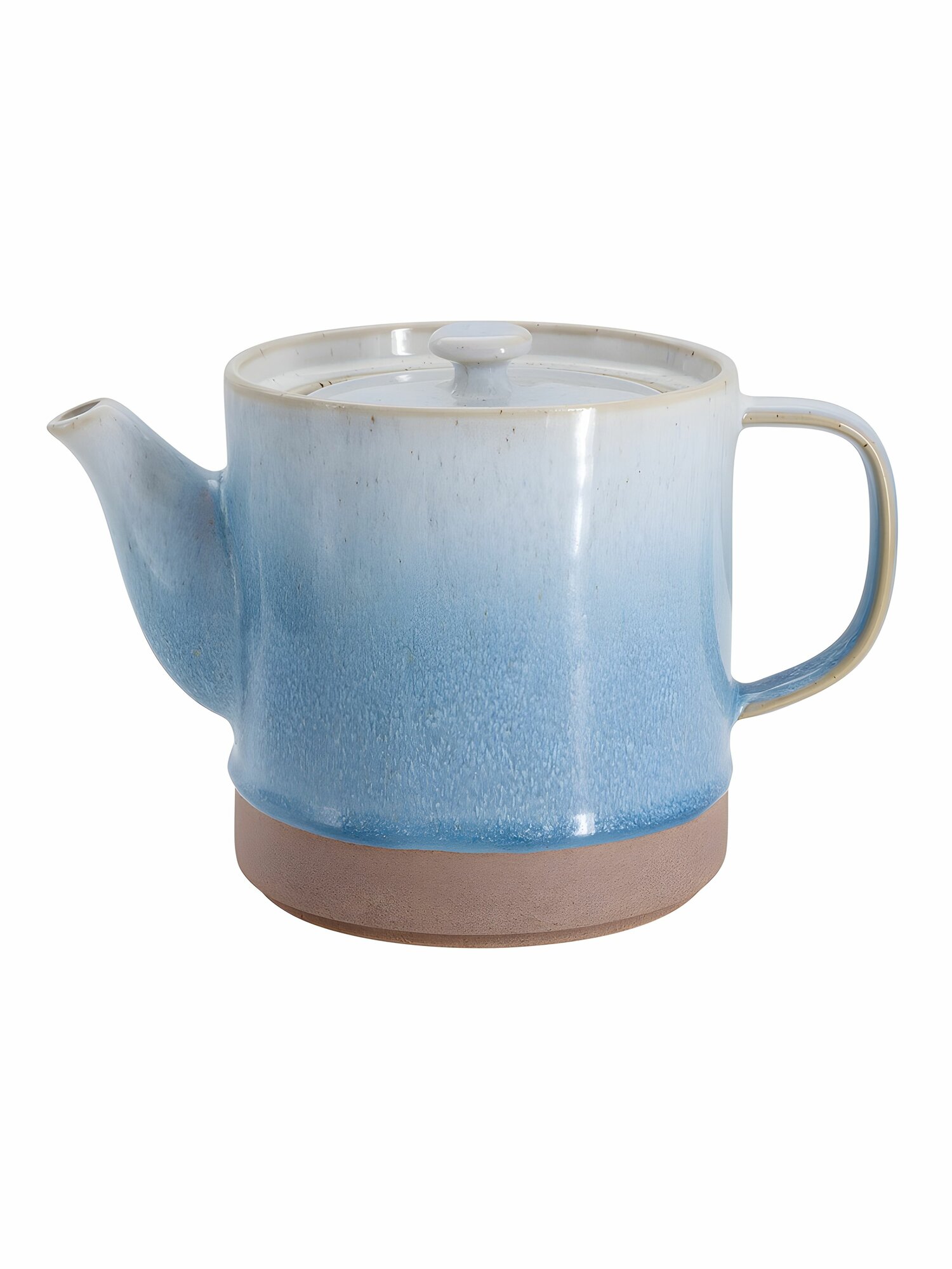 Чайник заварочный керамический 800 мл Azurro, заварник для чая голубой, керамика