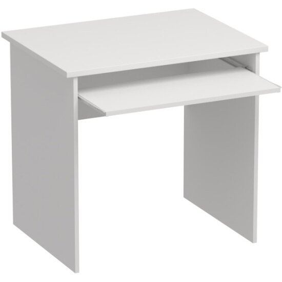 Стол компьютерный Меб-фф белого цвета СК-27 80/60/76 см
