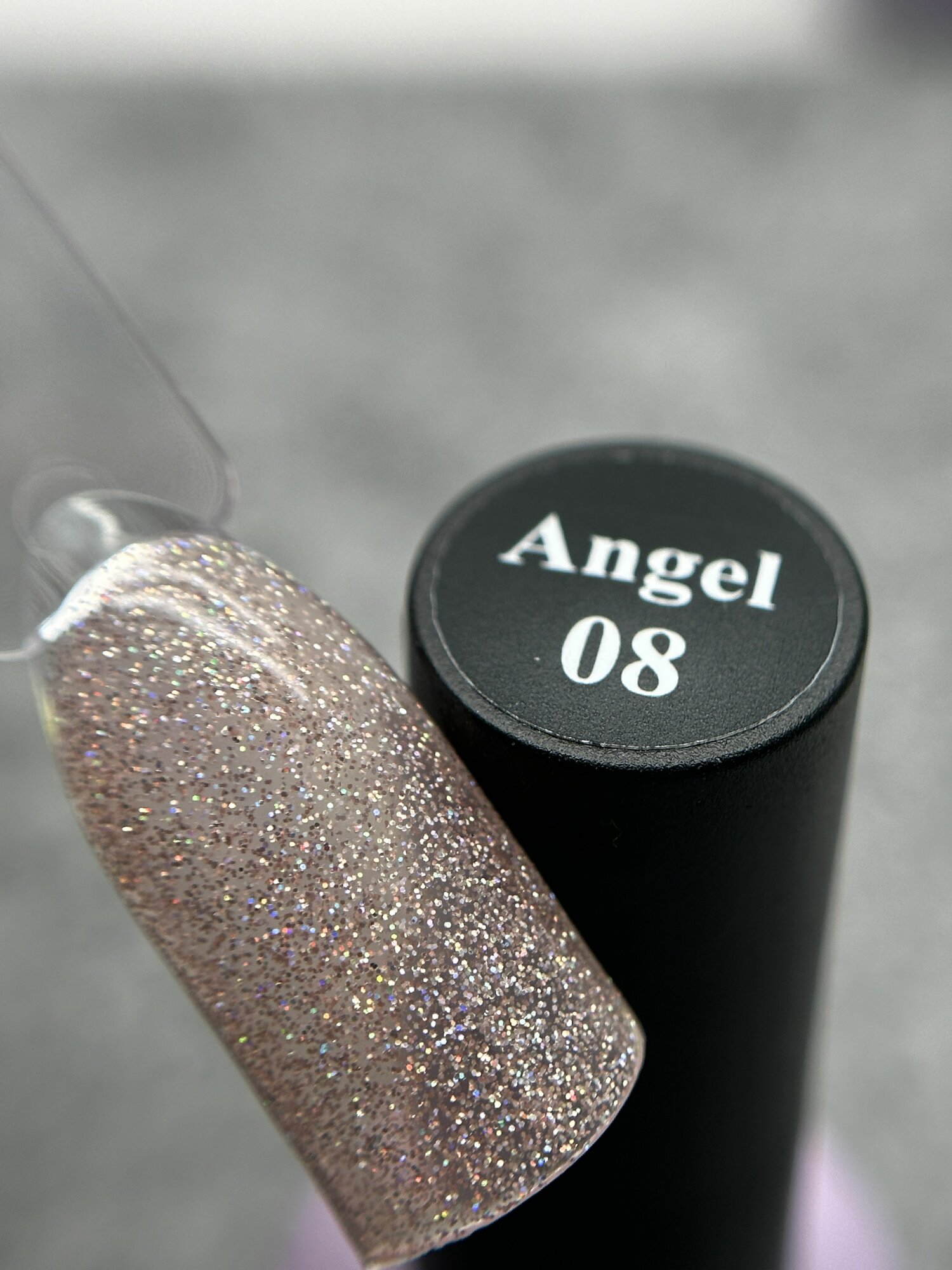 Гель-лак с шиммером Angel 08 SOLAlove, 10мл