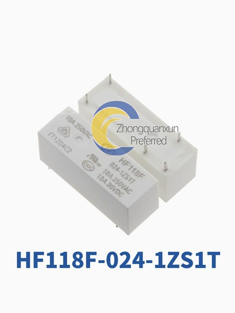 20шт! HF118F-024-1ZS1T (DIP-5) комплект реле на 10А оригинальные запчасти