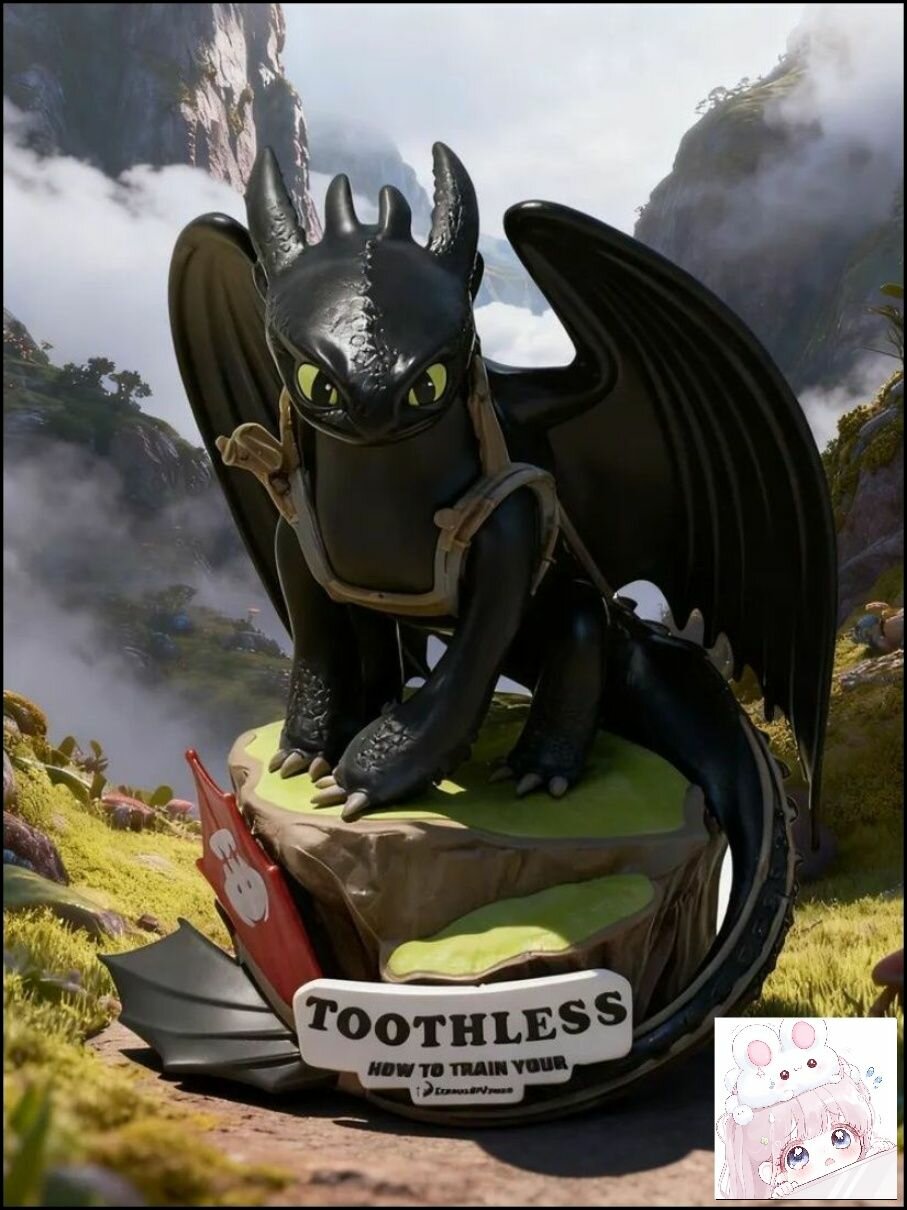 Фигурка Как приручить дракона Беззубик / How To Train Your Dragon 14cm