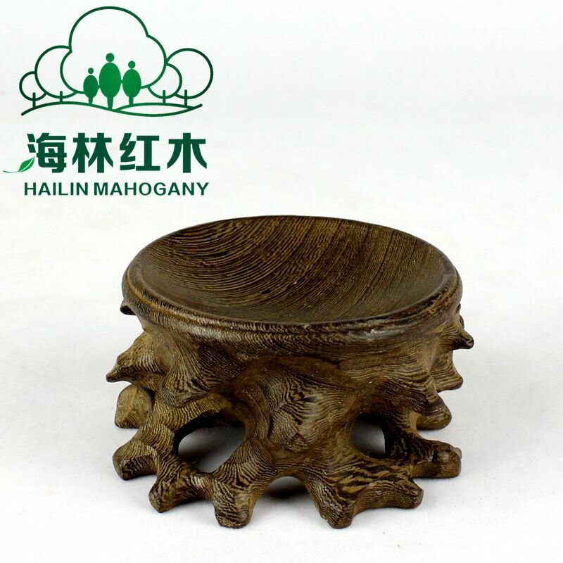 Красная деревянная основа для хрустального шара, основа из орехового дерева для ручного игры, основа из тыквы, держатель для резьбы по яйцу в форме шара с вогнутым основанием