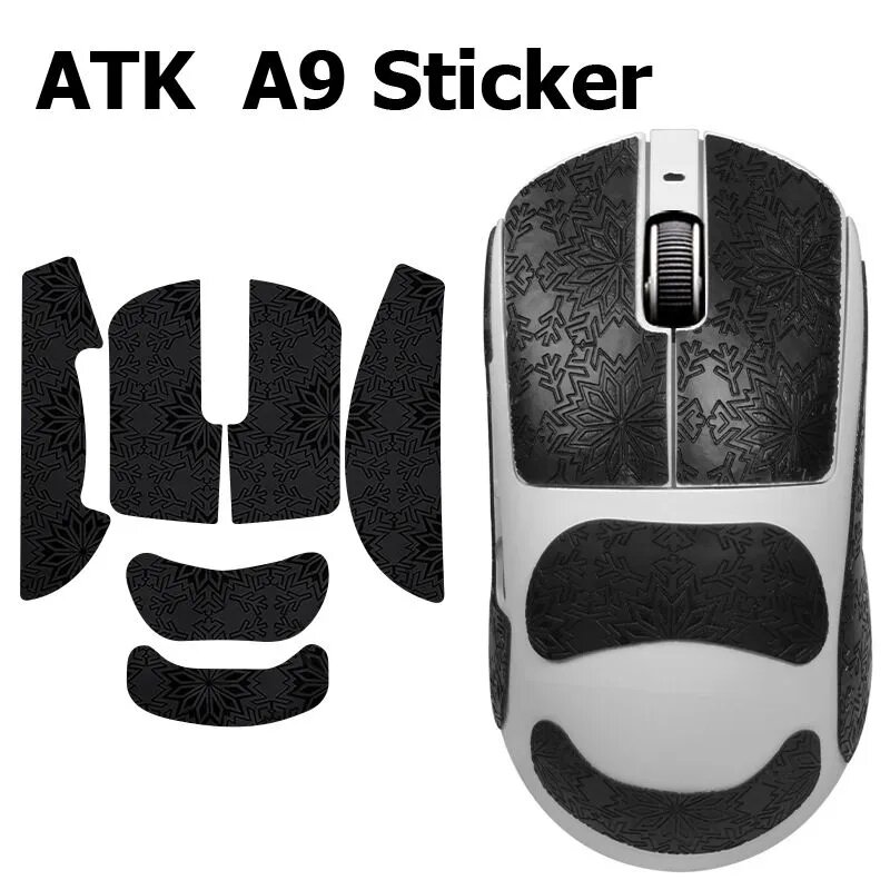 Самоклеящиеся противоскользящие накладки, грипсы для мыши ATK A9 Pro/SE/Plus