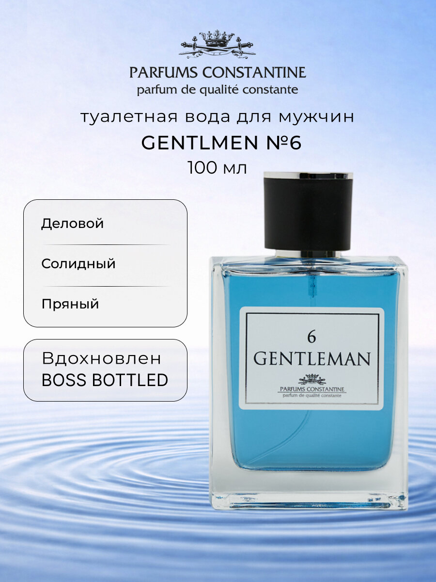 Туалетная вода для мужчин PARFUMS CONSTANTINE GENTLEMAN №6 100мл