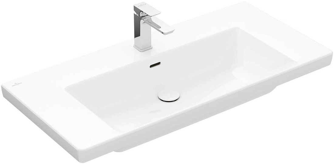 Раковины Villeroy & Boch Subway 3.0 4A70A501 накладная, 100x47xh12см, альпийский белый