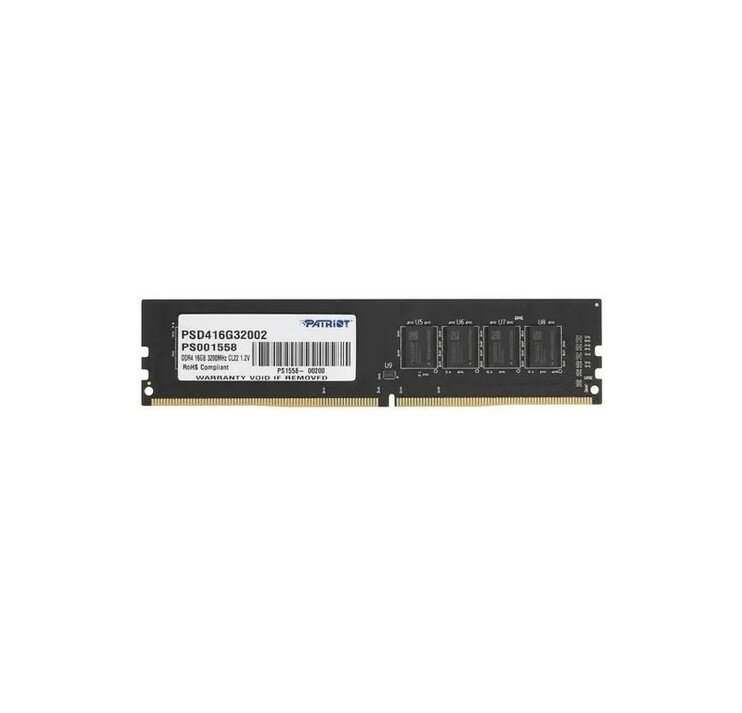 Оперативная память Patriot Memory 16 ГБ DDR4 3200 МГц CL19 DIMM PSD416G32002
