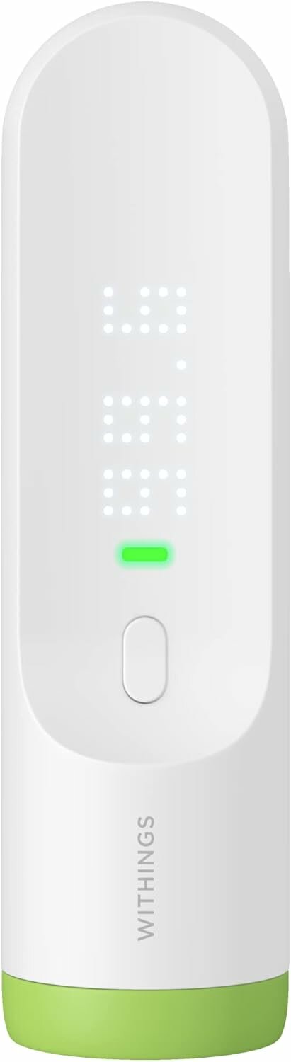 Термометр Withings Thermo, инфракрасный, бесконтактное измерение, зеленый/белый