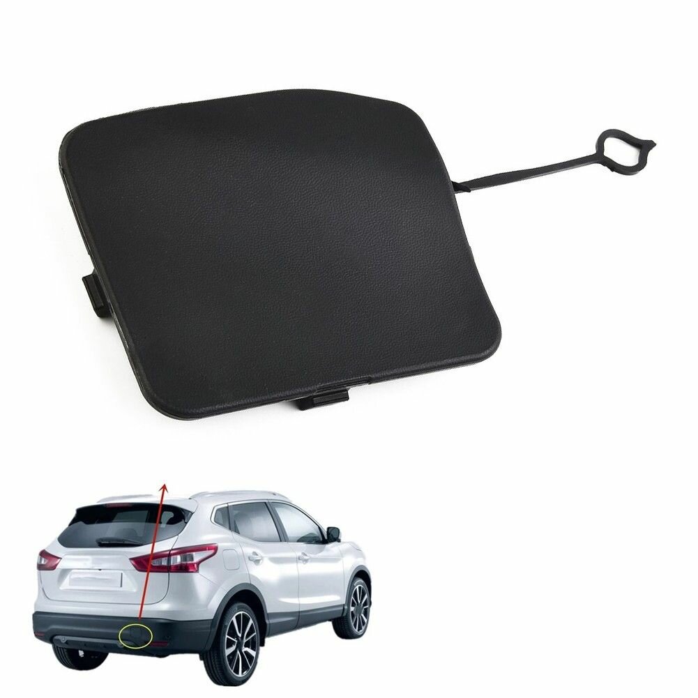 Крышка задней буксировочной проушины 85071-4EA0A для Nissan Qashqai J11 2014-2017 — замена на задний бампер