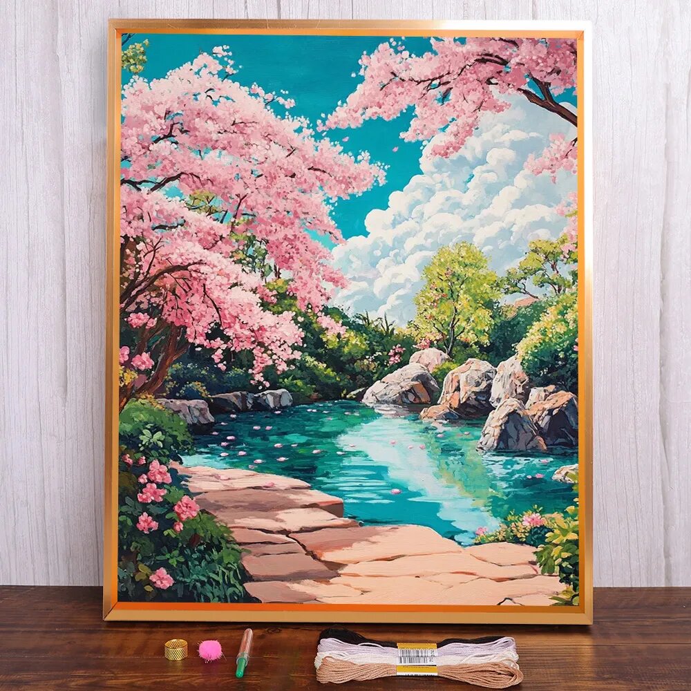 MEIAN Набор для вышивания,30x40CM,14CT