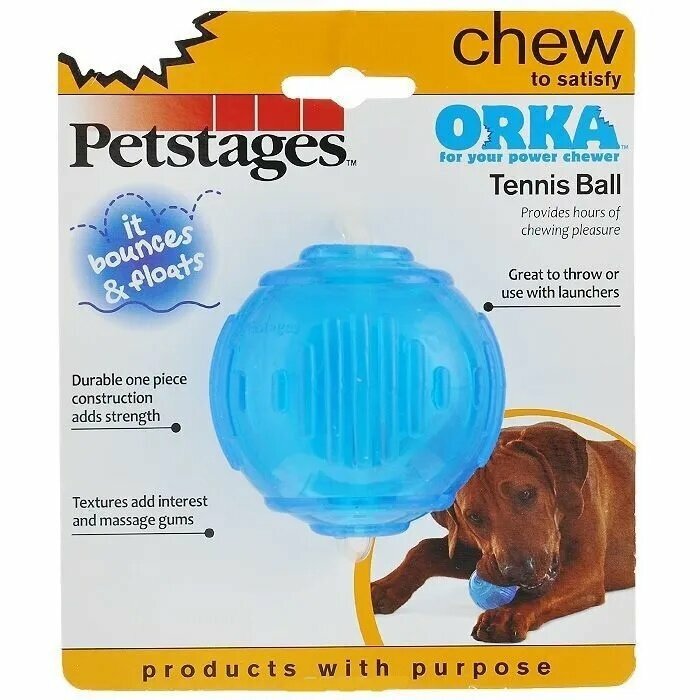 Игрушка для собак Petstages "Orka. Теннисный мяч" (6 см)