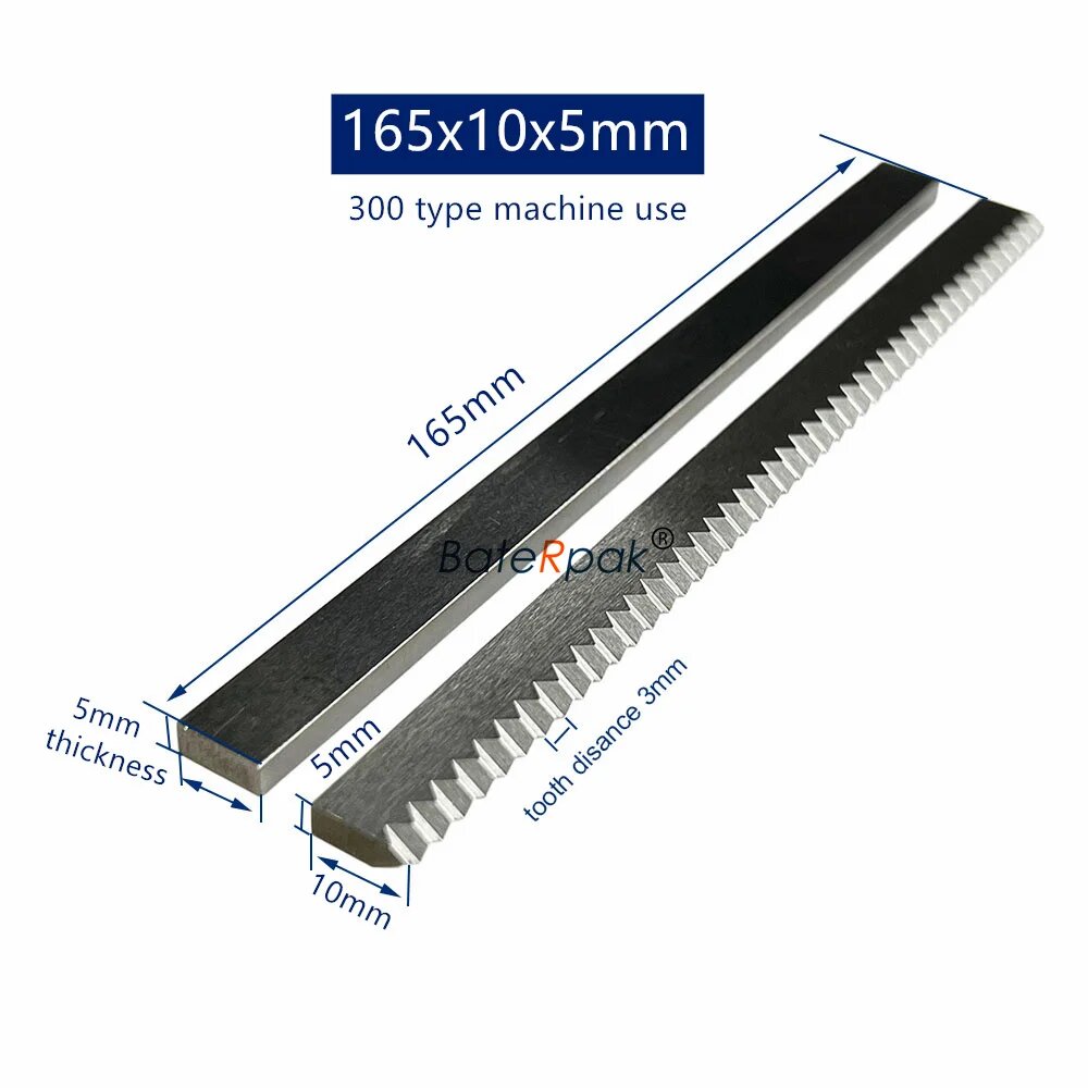 Лезвие для упаковочной машины BateRpak DACHUAN 165x10x5mm