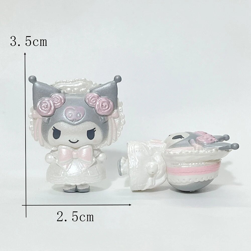 Фигурка My Melody в платье, 3.5 см, ПВХ, Color: Розовый