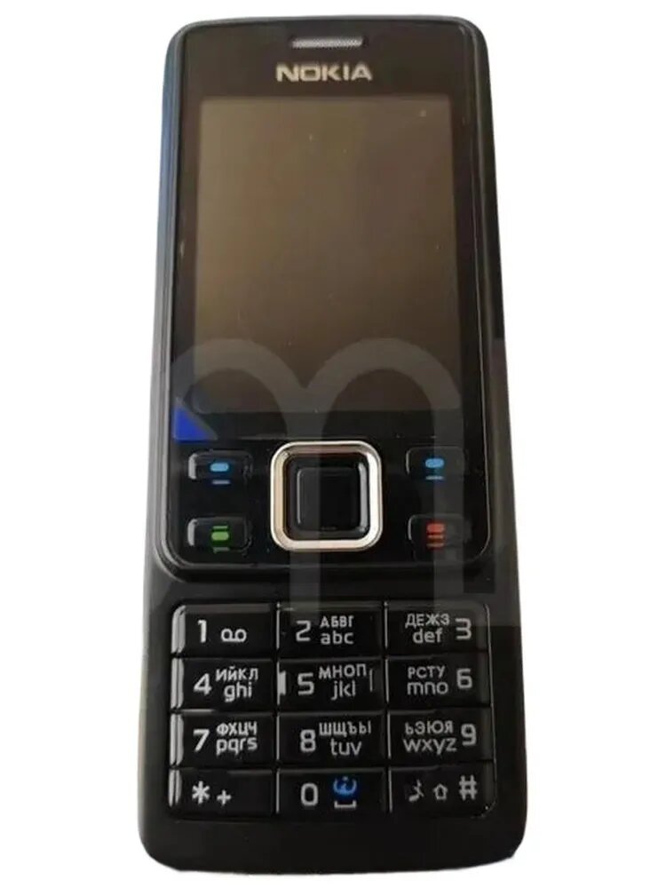Мобильный телефон Nokia, черный, классический, с кнопками и экраном, стандартная SIM-карта