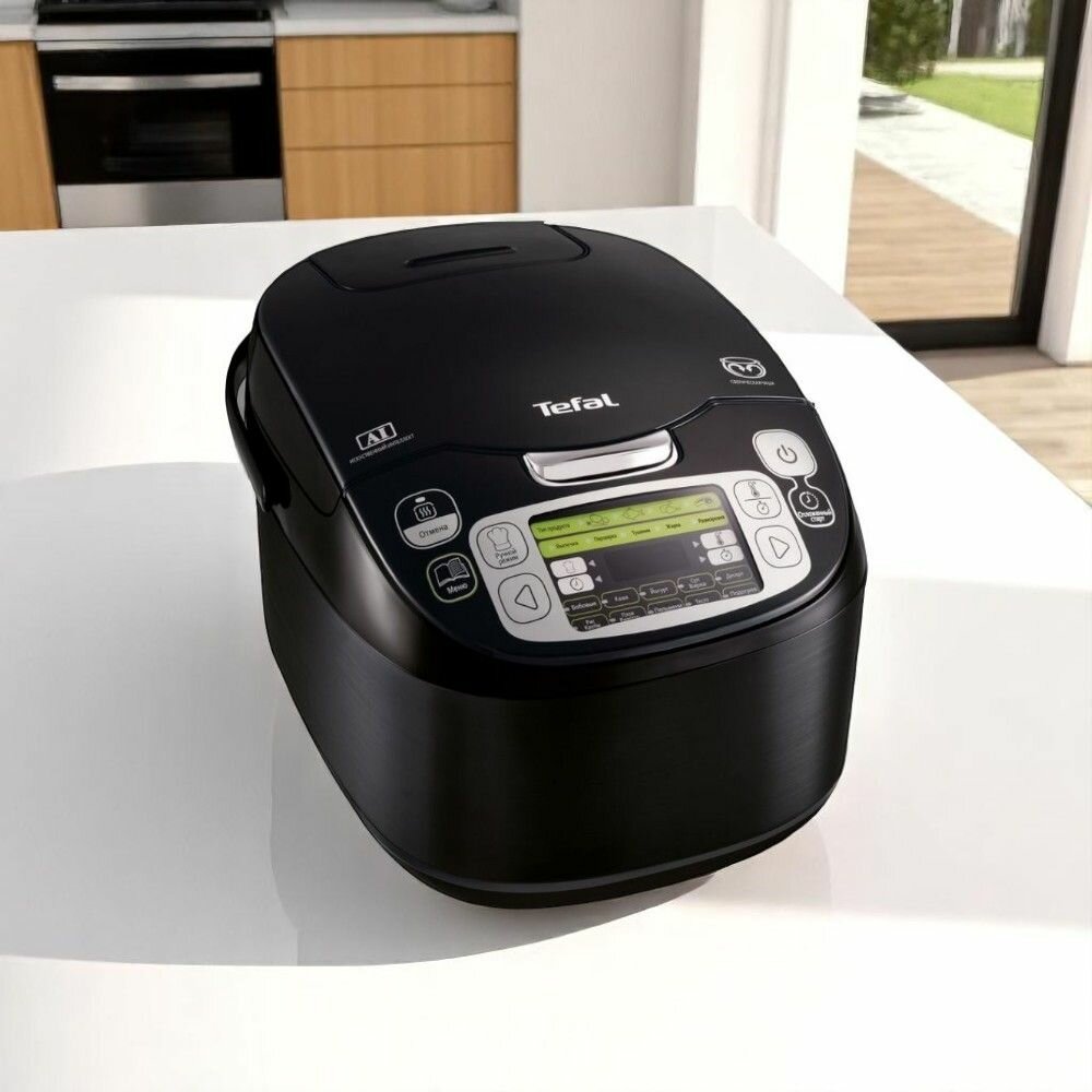 Мультиварка Tefal RK-815, 750 Вт, 5 л, 28 автоматических программ, 15 ручных программ, черный