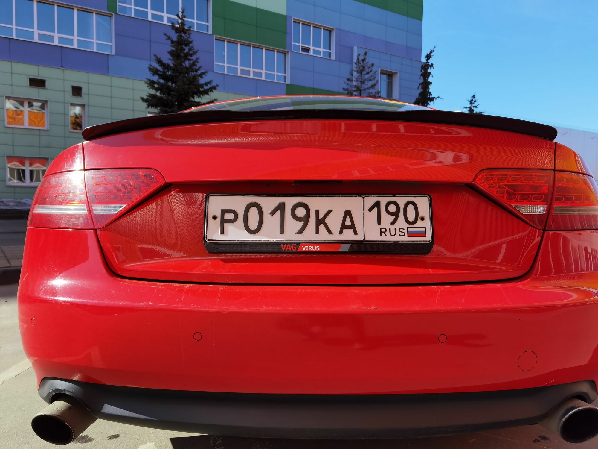 Спойлер крышки багажника Audi A5 (2007-2016) купэ