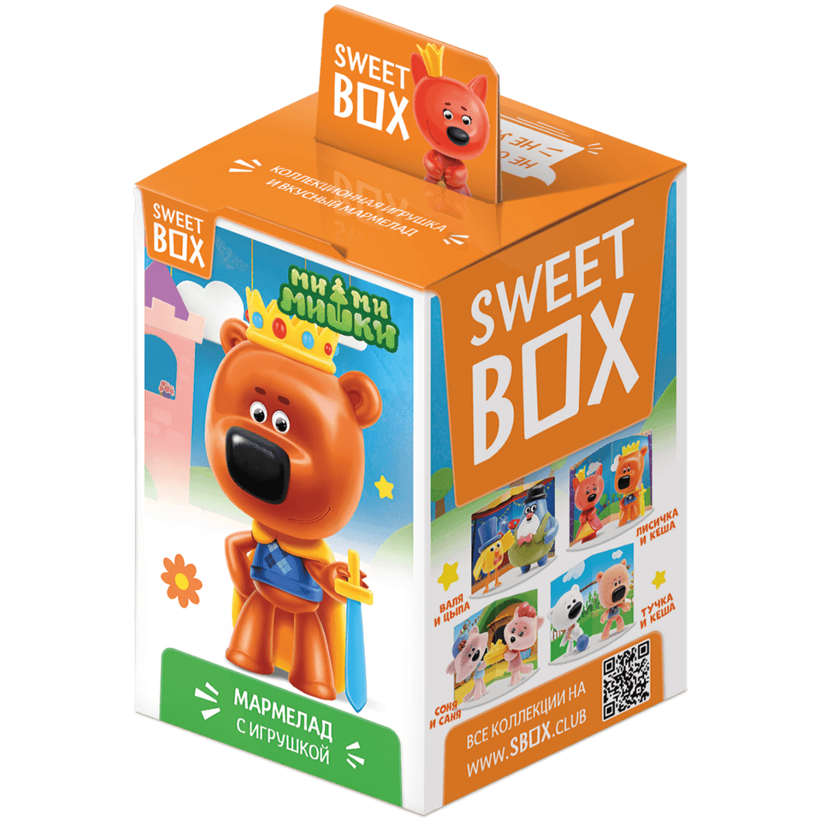 Мармелад жевательный Sweet Box Ми-Ми-Мишки c игрушкой 10 г