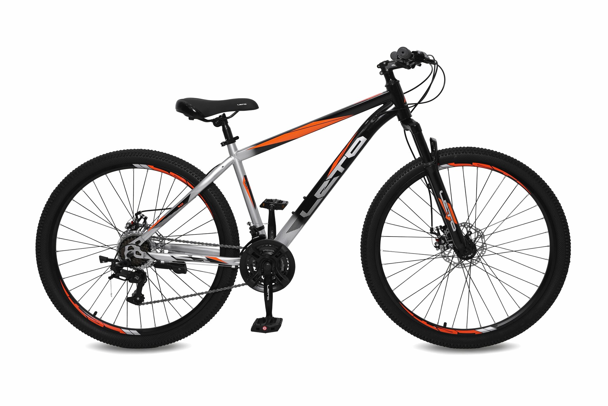 Велосипед 27,5" LETO FOX, сталь, рама 17", 21-ск