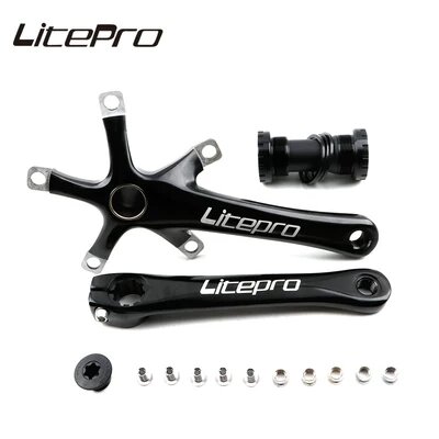 Складной велосипед Litepro с интегрированным полым карданным валом, полым шатуном, модифицированным кареточным