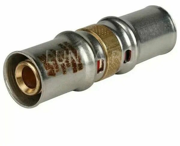 SFP-0003-001616 Муфта соединительная равнопроходная 16х16 для металлопластиковых труб прессовой