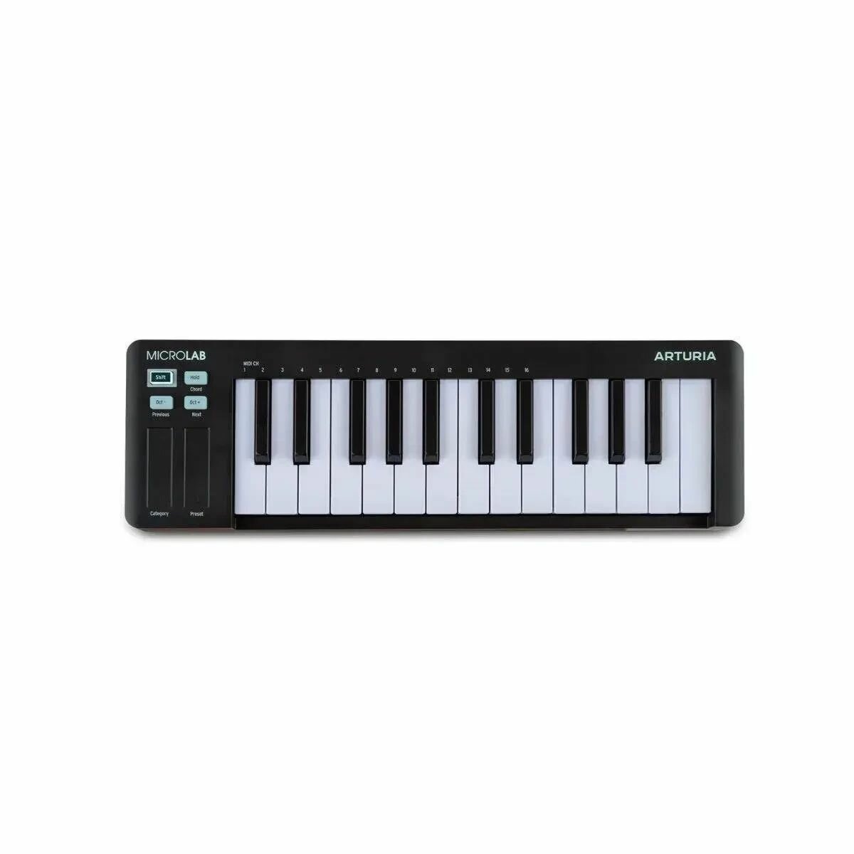 MIDI-клавиатура Arturia MicroLab Mk3 черный