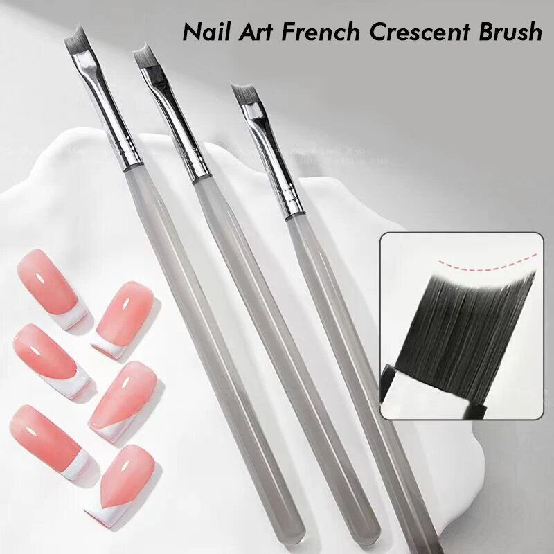 Акриловая ручка для ногтей Ombre 1pcs french brush