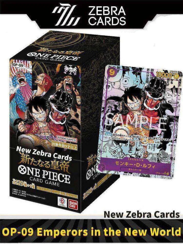 Ван Пис One Piece Card Game OP-09 Emperors in the New World коллекционные игровые карточки от(Японская версия)