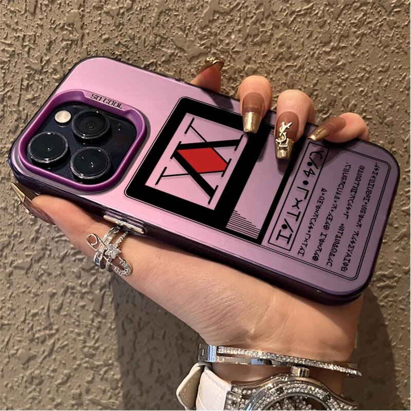 Чехол для телефона Anime Hunter X Hunter для iPhone 12, 17 Purple-SMTCMZ051714, For iphone 17 Pro