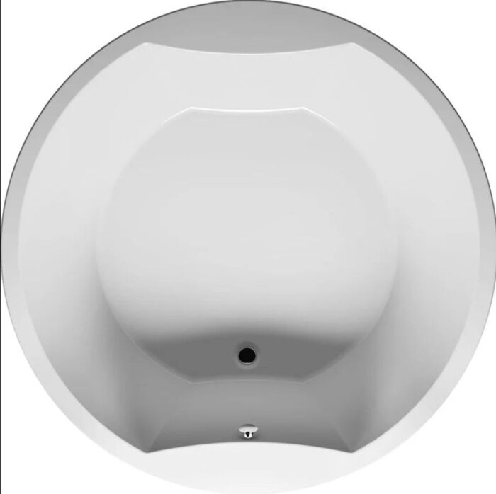 Акриловая ванна Riho Colorado B038001005 без опоры 180x180 см, отдельностоящая, белая, круглая, для двоих