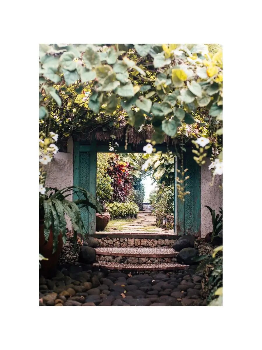 Постер Сад прованс, 30 x 40 см (без полей), материал бумага, без рамы — фото 1