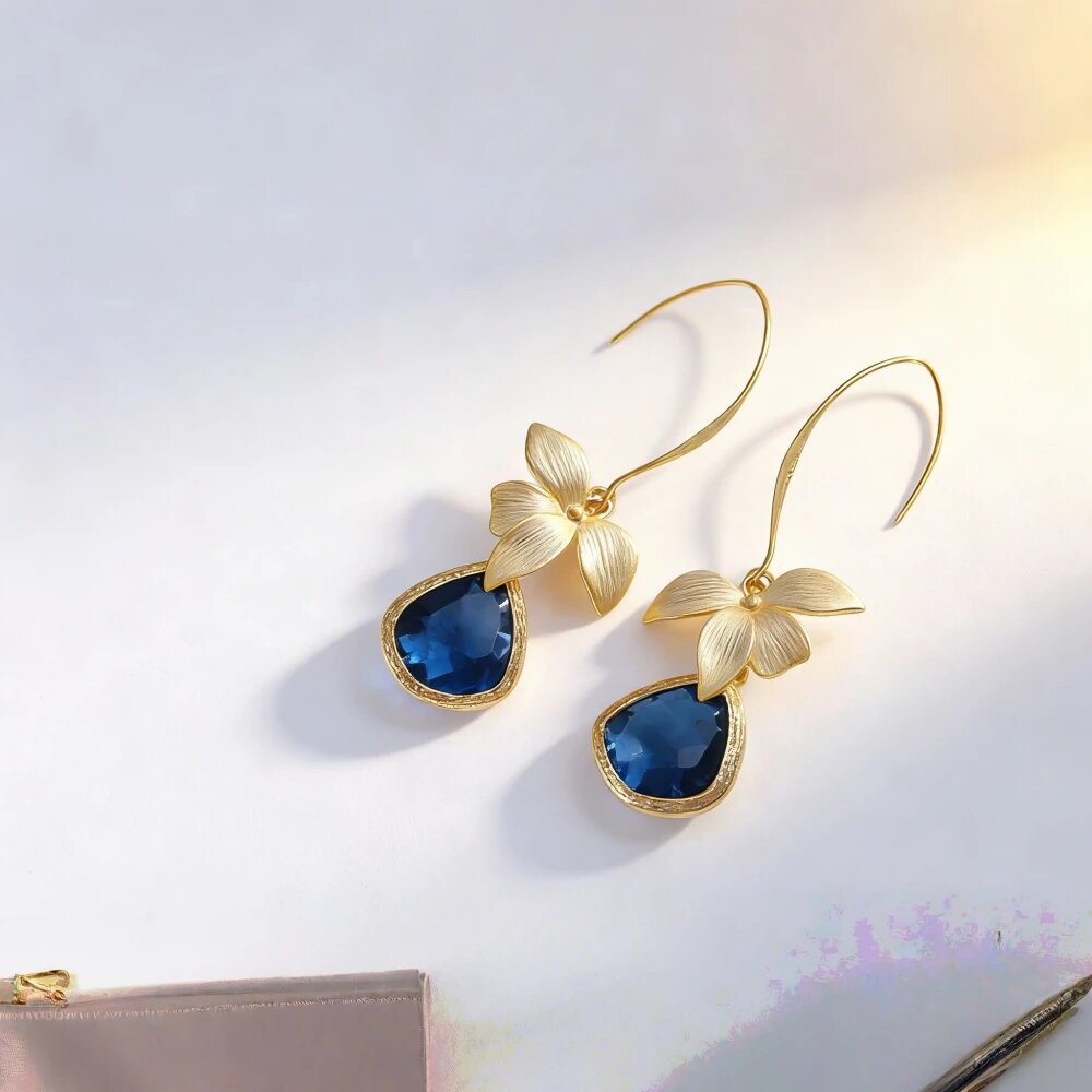 Серьги, gold — фото 1