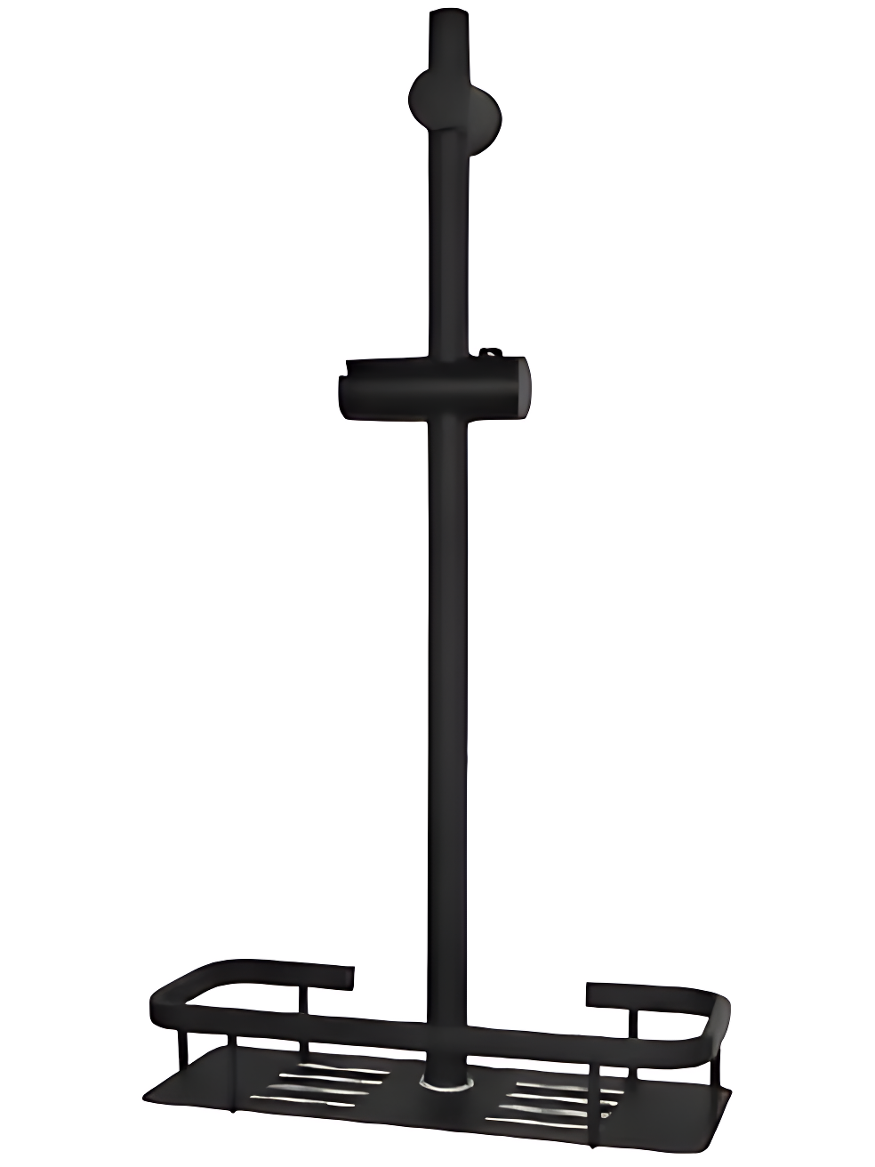 Душевая штанга Potato P9036-6 с мыльницей, черная