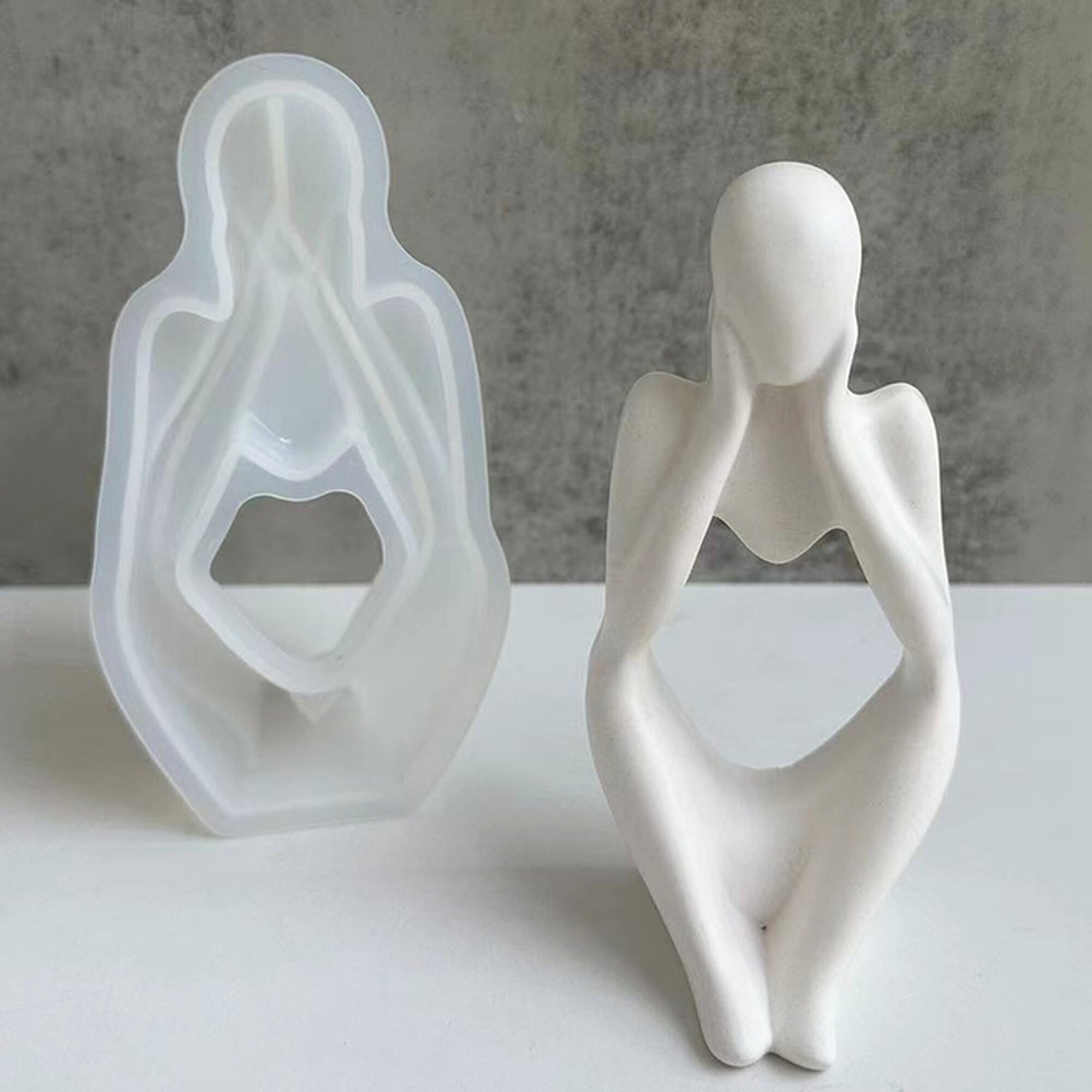 Форма силиконовая ЛАС играс "Фигура", универсальная, цвет белый