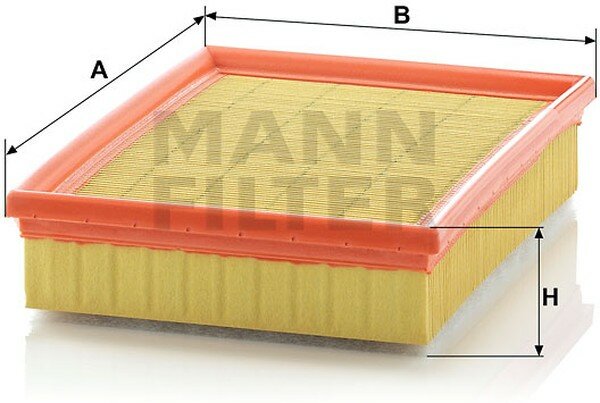 Фильтр воздушный MANN C25114/1 Bmw E36, E46, E39, X3, Z3, Z4 1.6-3.2 94->