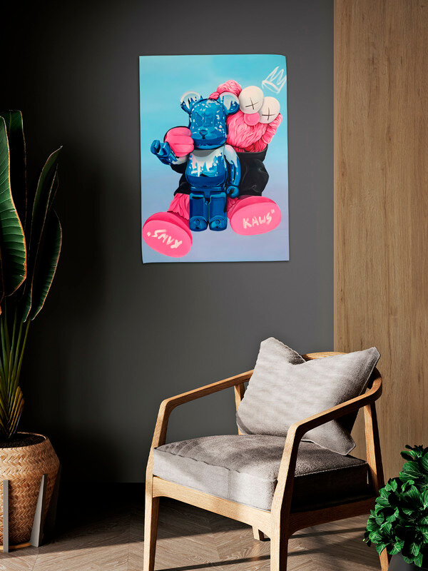 Постер для интерьера Kaws (9) 30х40 — фото 1