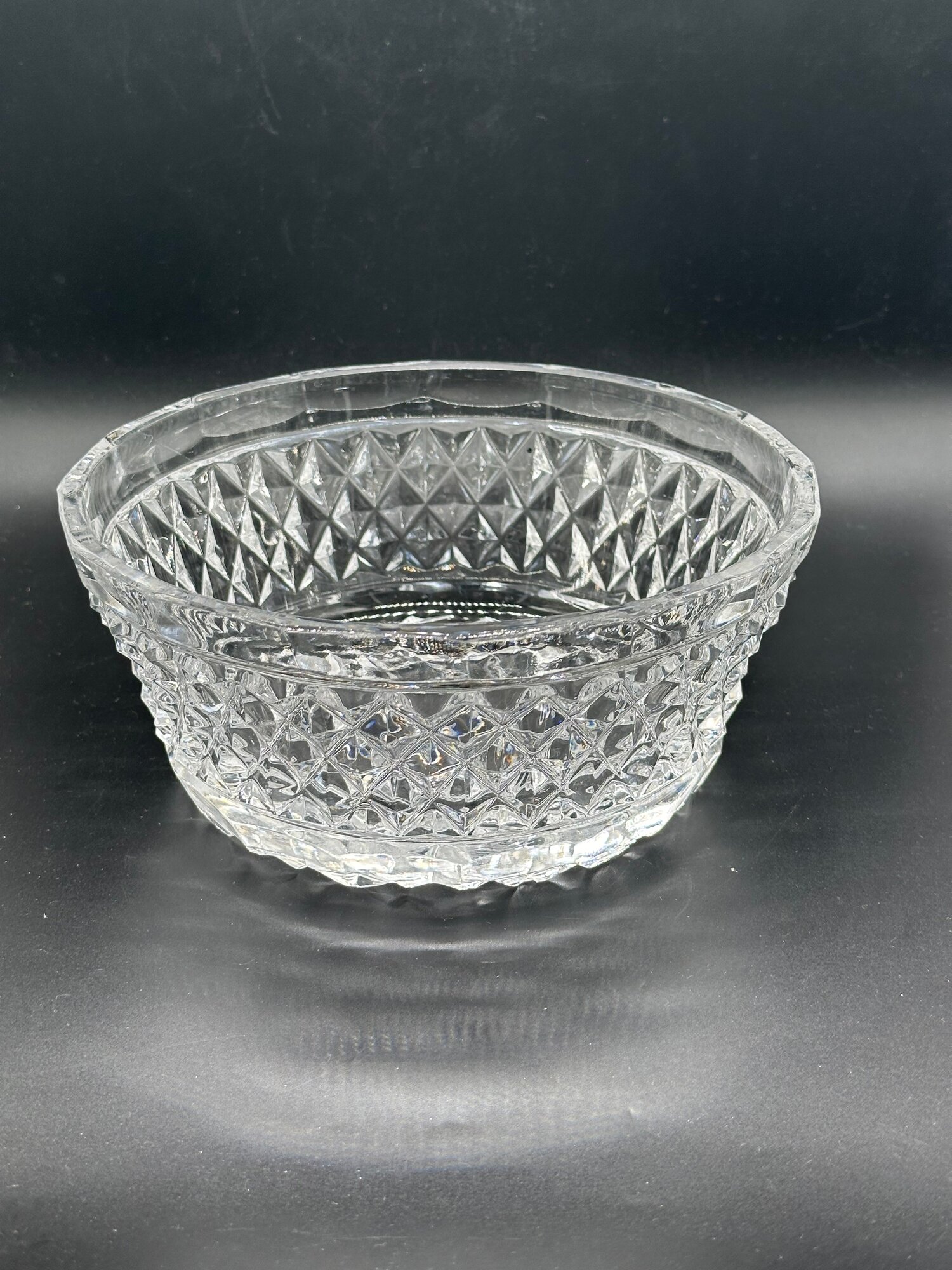 Хрустальная Конфетница ссср 1970 годы винтажная