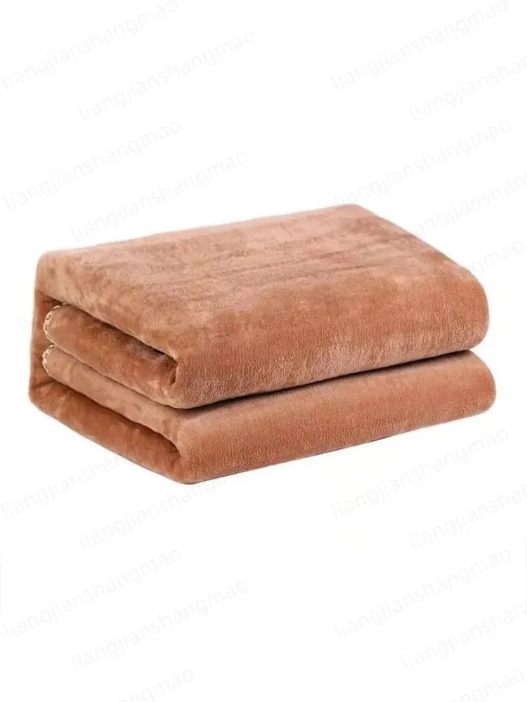 Электропростыня 90x180 см коричневая, с функцией автоотключения, 80 Вт.